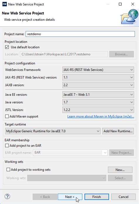 Java Ide Myeclipse 使用教程：创建一个新的 Rest Web 服务（一） 软市