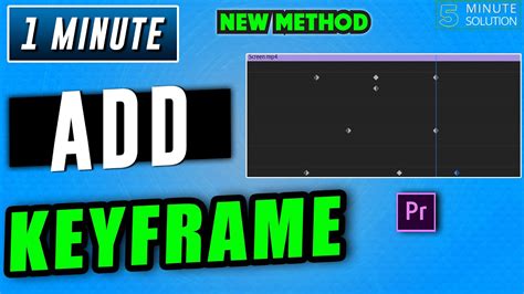 how to add keyframes in premiere pro 2025 youtube