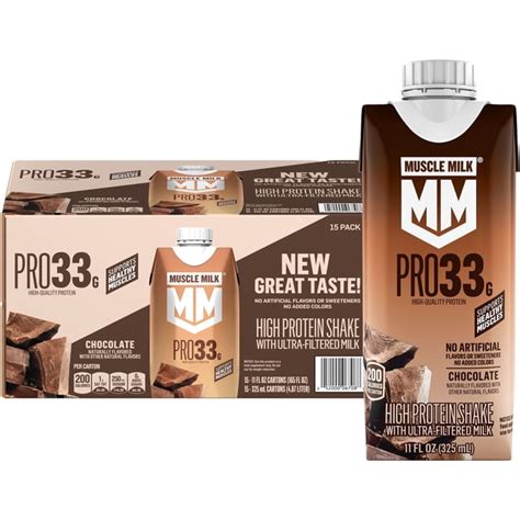 Muscle Milk 33g Pro High Protein Shake With Ultra Filtered Milk