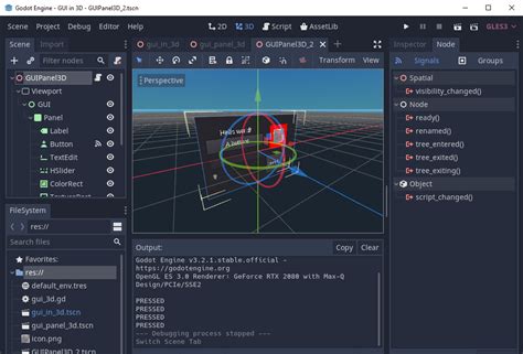 Guicontrol Node In Viewport Tree Does Not Preview In Layout Mode In
