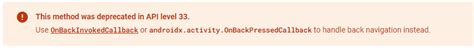 Migrate The Deprecated Onbackpressed Function In Net Maui Android Application
