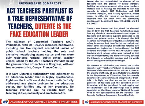 Philippines Vice President Sara Duterte Does A ‘sister Act The