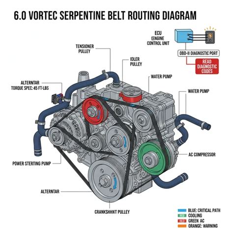 60 Vortec Serpentine Belt Diagram Routing And Installation Diagraminfo