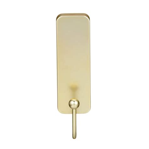 Command Medium Satin Brass Hook 1 Hook 2 Strips The Home Depot Canada