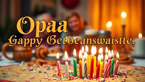 Opa Geburtstagswünsche