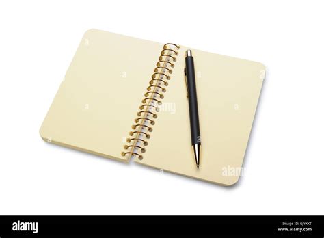 Pen And A Notebook Stock Photo Alamy