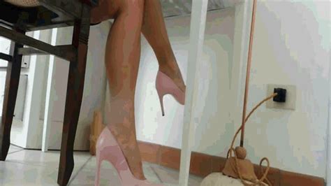 Peering Under The Table MP4 1280x720 HD PRINCESS OF VOLCANOES Clips4sale