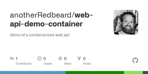 Github Anotherredbeardweb Api Demo Container Demo Of A