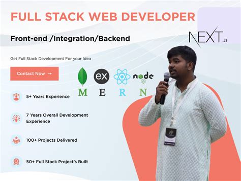 Custom Software Developer Full Stack Web Developer MERN Next Js