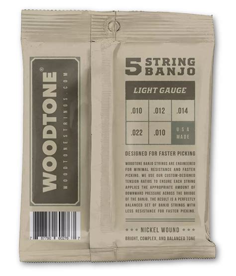 5 String Banjo Strings Light Gauge Nickel Wound Non Coated