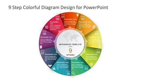 Step Colorful Diagram Design For PowerPoint SlideModel Powerpoint Design Diagram Design