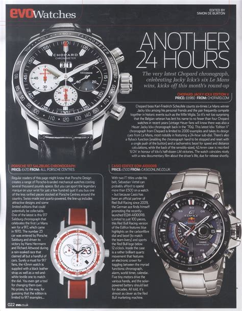 Zona Casio Edifice Edición Especial Red Bull En Evo Magazine