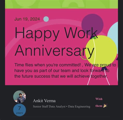 Ankit Verma On Linkedin Workanniversary
