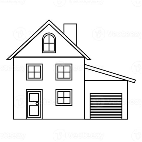 Home Clipart Outline At Nita Myers Blog