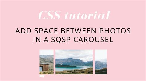 add space between carousel slideshow images in squarespace 7 0 and 7 1