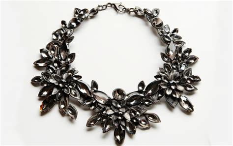 Statement Necklace On White Background Premium Ai Generated Image