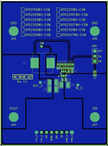 Diodes Ap62201wu Evm Cot Synchronous Dc Dc Buck Converter Instruction Manual