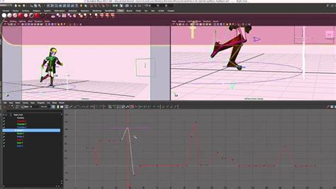 part 8 of 10 character animation process demo fixing tangents with
