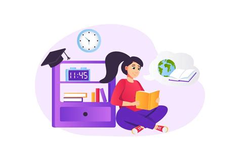 Premium Vector Learning Process Concept In Flat Style With People Scene