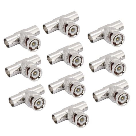 Conector Bnc Conector Bnc Dos Machos Adaptador Bnc De Vigilancia Conector Bnc De Vigilancia