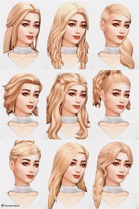 Ts4 Cc Best Maxis Match Hairstyles In 2024 Maxis Match Sims Cc
