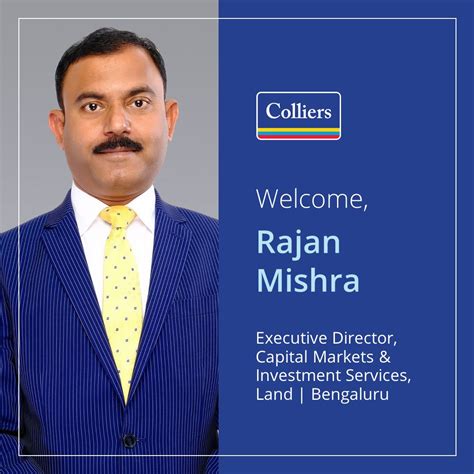 Rajan Mishra On Linkedin Newrole Landinvestment Colliersjourney