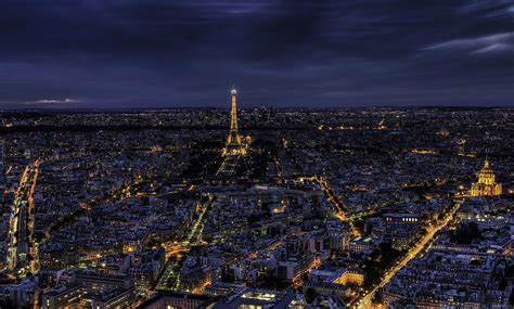 Paris Nuit Paris De Noche París Imágenes Panorámicas
