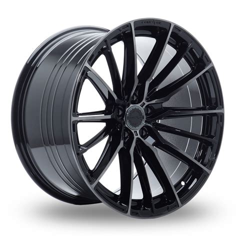 21 Concaver Cvr7 11x21 Deep Concave Double Tinted Black Alloy