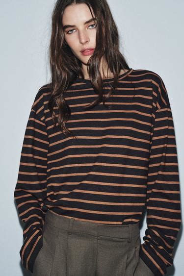 Womens Striped T Shirts Zara United Kingdom