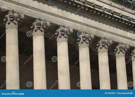 Neo Classical Columns In Detail Stock Image Image Of Neoclassical