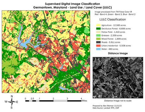 Supervised Image Classification Germantown Maryland Aaroads