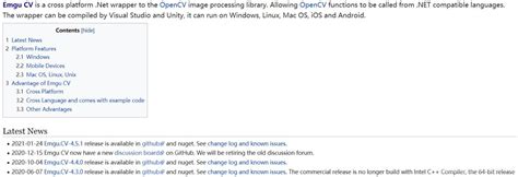 c 图像处理 opencvsharp教程 一 opencvsharp与emgucv介绍与对比 emgucv与opencvsharp区别 csdn博客
