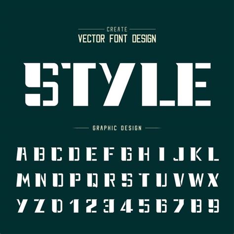Tech Font Vector Art Icons And Graphics For Free Download