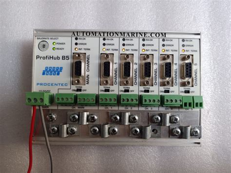 PROFIHUB B5 PROCENTEC 17010 5 CHENNEL PROFIBUS DP REPEATER Automation Marine