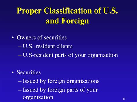 Ppt Report Of Us Ownership Of Foreign Securities Including Selected