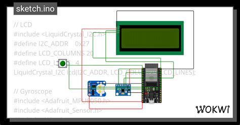 Lcd Gyro Rtc Wokwi Esp32 Stm32 Arduino Simulator