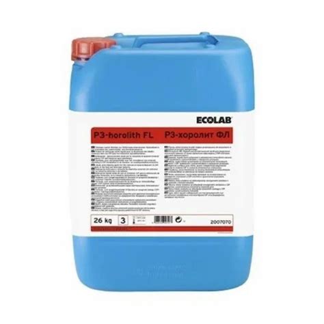 Liquid Ecolab Horolith Fl 25kg Ecolab Cleaning Chemical For Industrial Packaging Type Can