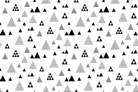 Seamless Triangles Pattern Pyramid Tile Texture Stock Vector Illustration Of Triangle