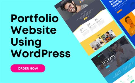 create a modern wordpress portfolio website by tohidul pappu fiverr