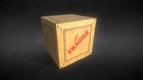 Crate Export 3d Model By Parples [6951d14] Sketchfab
