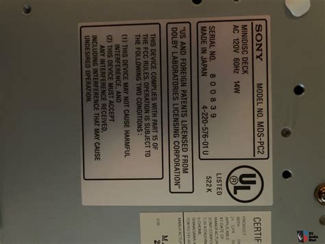 Minidisc Player Photo 4007568 Uk Audio Mart