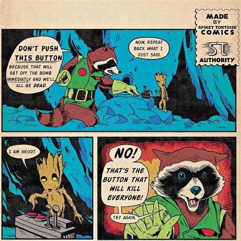 Rocket X Groot Galaxy Comics Comics Comic Book Layout