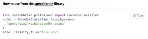 Using SpeechBrain At Hugging Face
