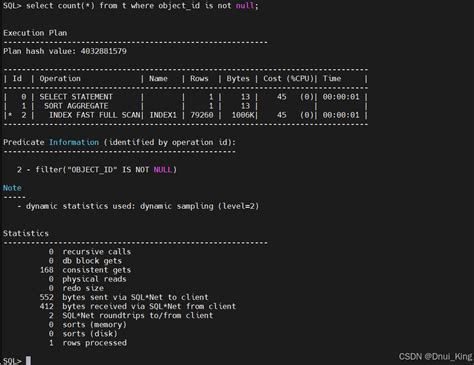 oracle 常见索引扫描方式概述，哪种索引扫描最快！ index range scan csdn博客