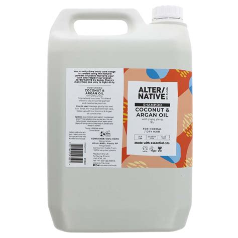 Alternative By Suma Coconut And Argan Oil Shampoo 5l Alter Native By Suma