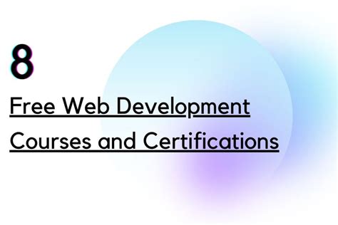 8 Free Web Development Courses And Certifications For Beginners