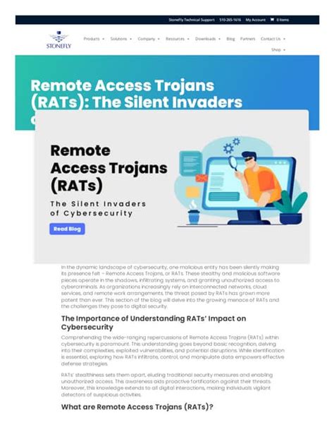 Remote Access Trojans Rats The Silent Invaders Of Cybersecurity