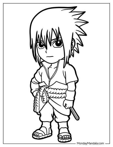 Naruto Vs Sasuke Coloring Pages 20 Free Itachi Coloring Pages