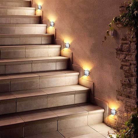 Waterproof Modern Round Led Recessed Outdoor Step Lights Deck Stair