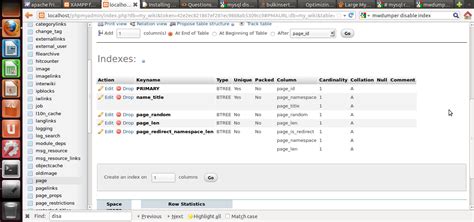 Mysql Re Indexing Huge Database The English Wikipedia Efficiently